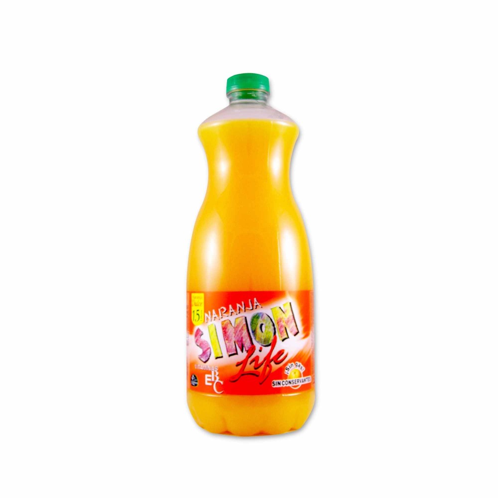 Simón Life Bebida Refrescante Naranja - 1,5L - Cestaclick.es